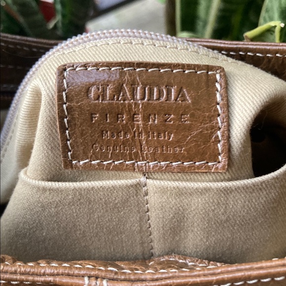 Claudia Firenze | Bags | Claudia Firenze Tan Leather Crossbody Bag Made ...